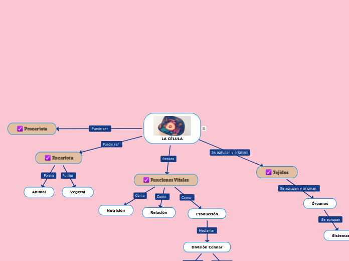 LA CÉLULA - Mind Map